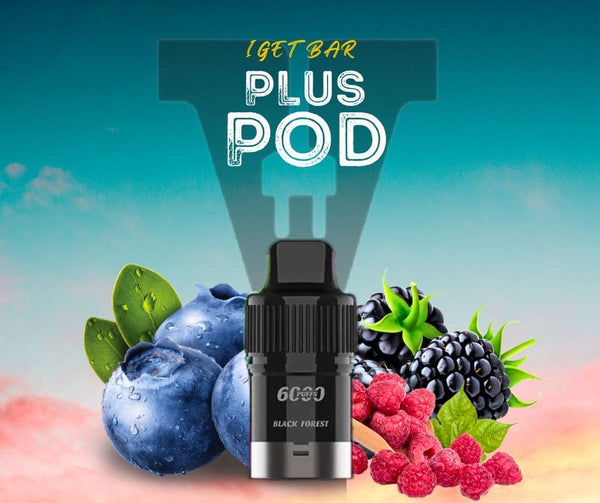 IGET BAR PLUS 6000 Puffs | BANANA ICE Puffs | Vape Plug