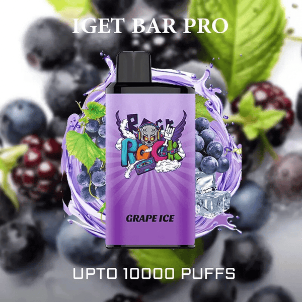 GRAPE ICE - IGET BAR PRO 10,000 - Vape Plug