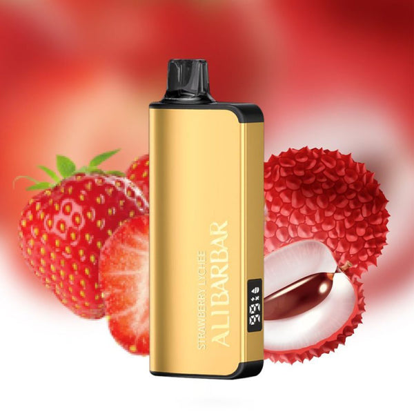 STRAWBERRY LYCHEE (NEW FLAVOUR!) - ALIBARBAR INGOT 9000 - Vape Plug