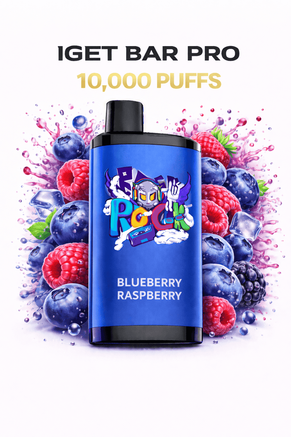 BLUEBERRY RASPBERRY - IGET BAR PRO 10,000 - Vape Plug