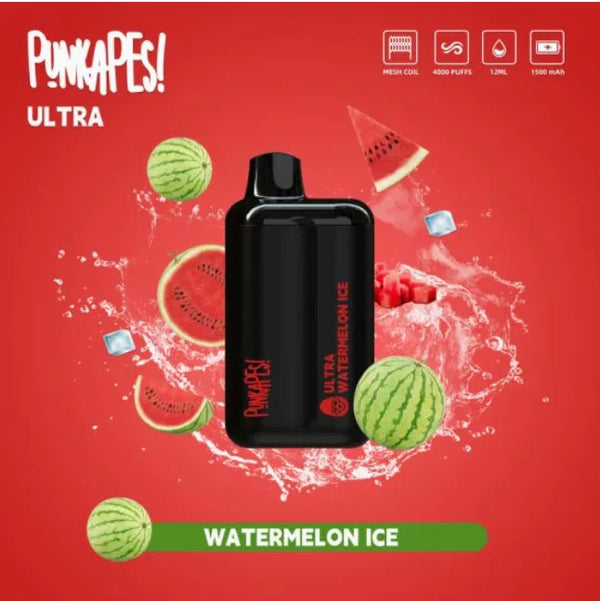 WATERMELON ICE - PUNKAPES ULTRA 4000 - Vape Plug