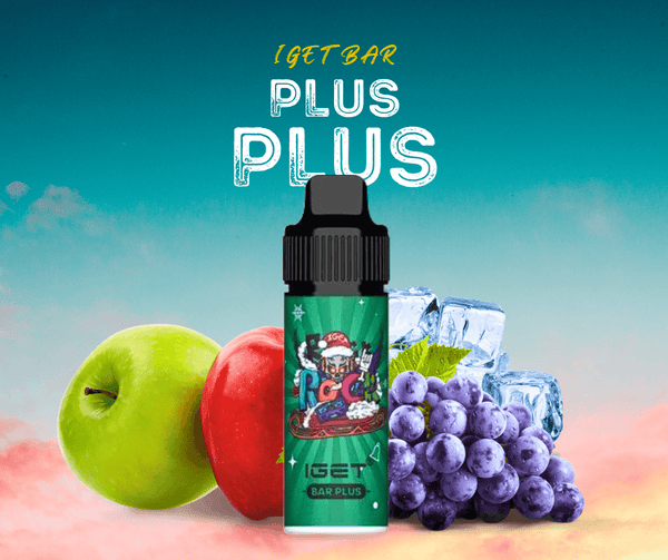 Apple Grape Puffs | Iget Bar Plus 6000 Puffs | Vape Plug